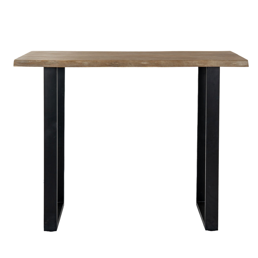 Live Edge Light Acacia Bar Table | Natural Wood Bar Table UK – Noble & Nook